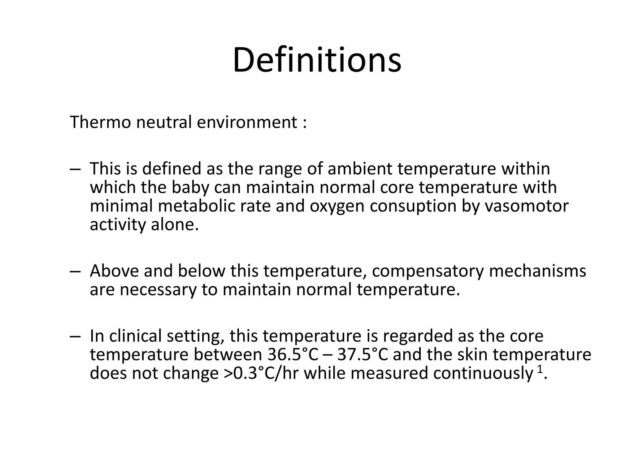 Neonatal thermoregulation | PPTX