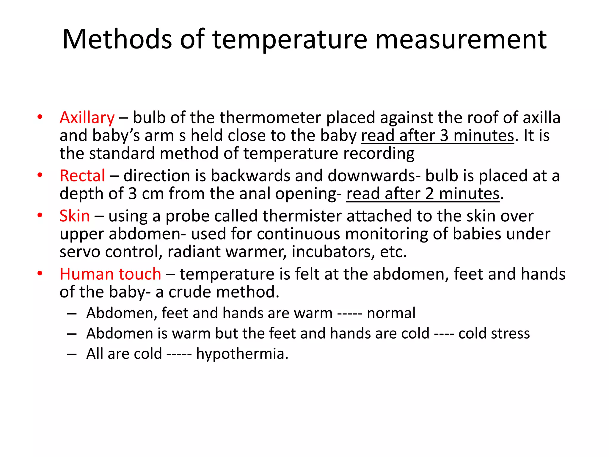 Neonatal thermoregulation | PPTX
