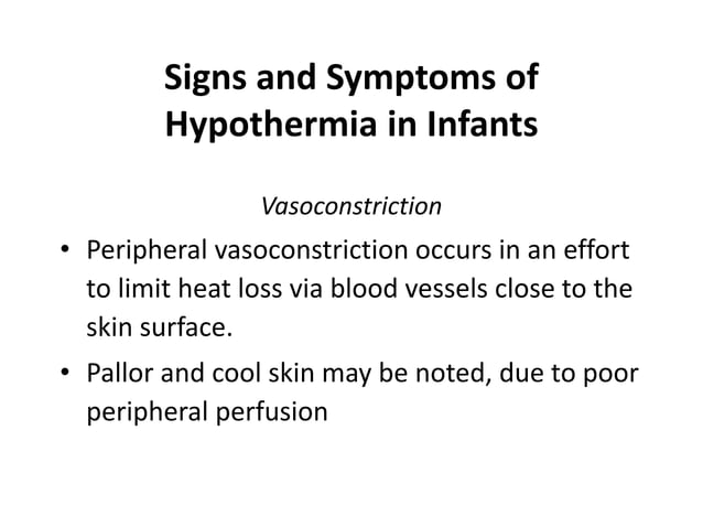 Neonatal thermoregulation | PPTX