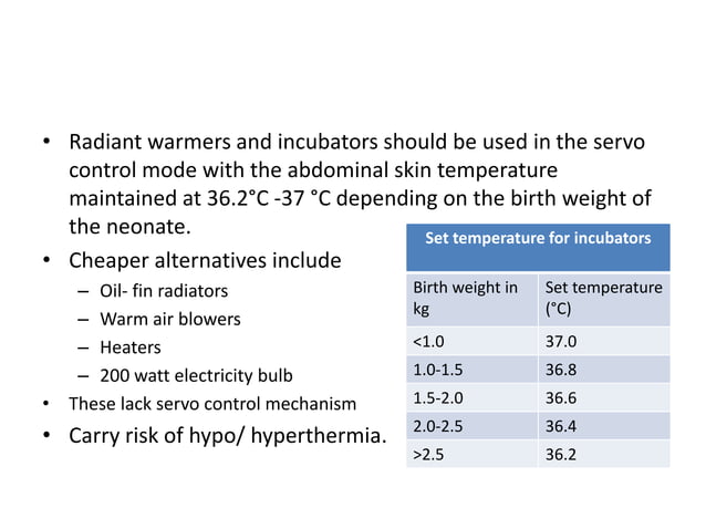 Neonatal thermoregulation | PPTX