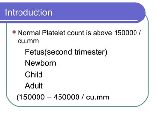 Neonatal thrombocytopenia | PPT