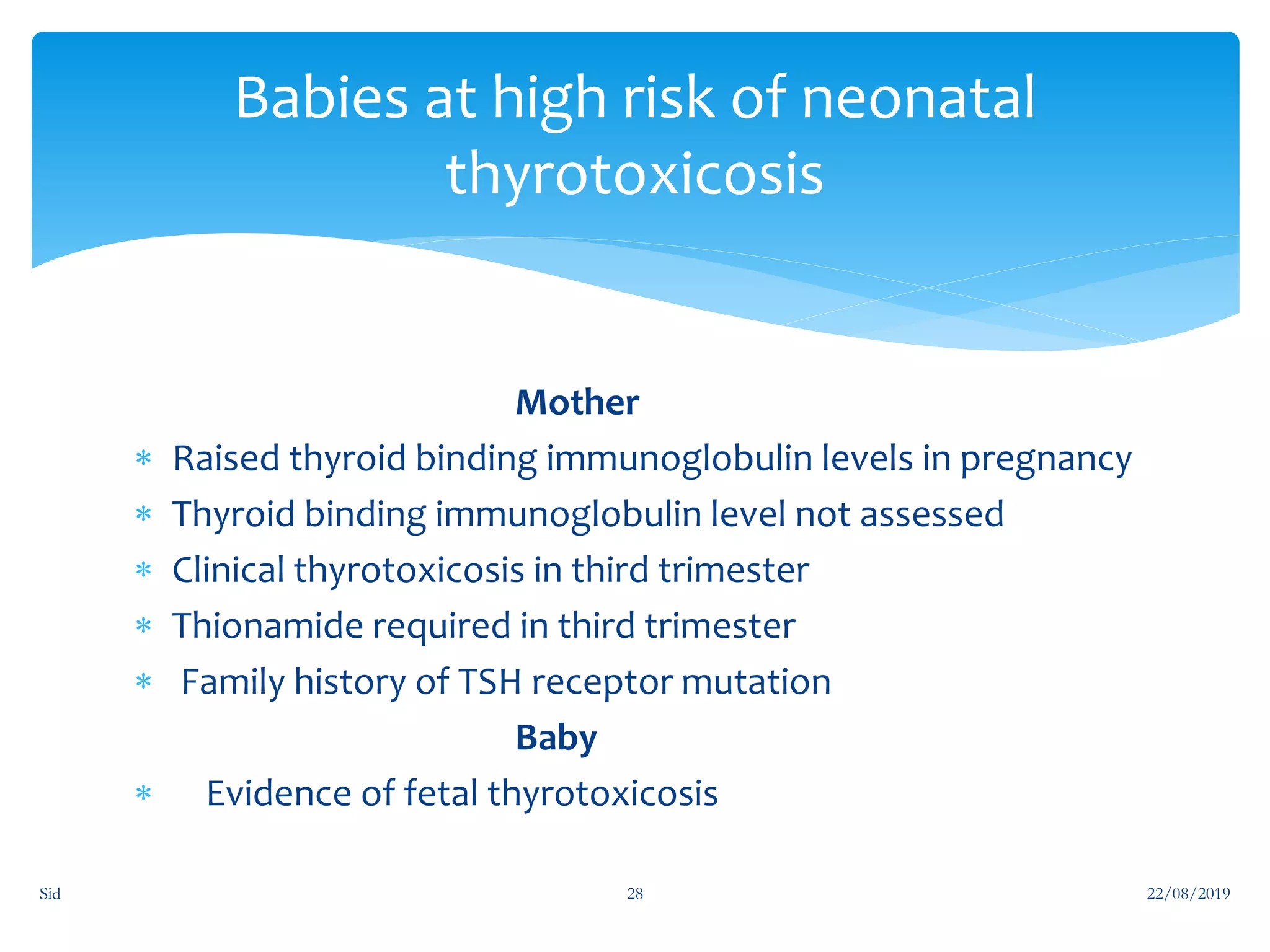 Neonatal Thyrotoxicosis | PDF