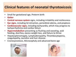 Neonatal Thyrotoxicosis | PPTX