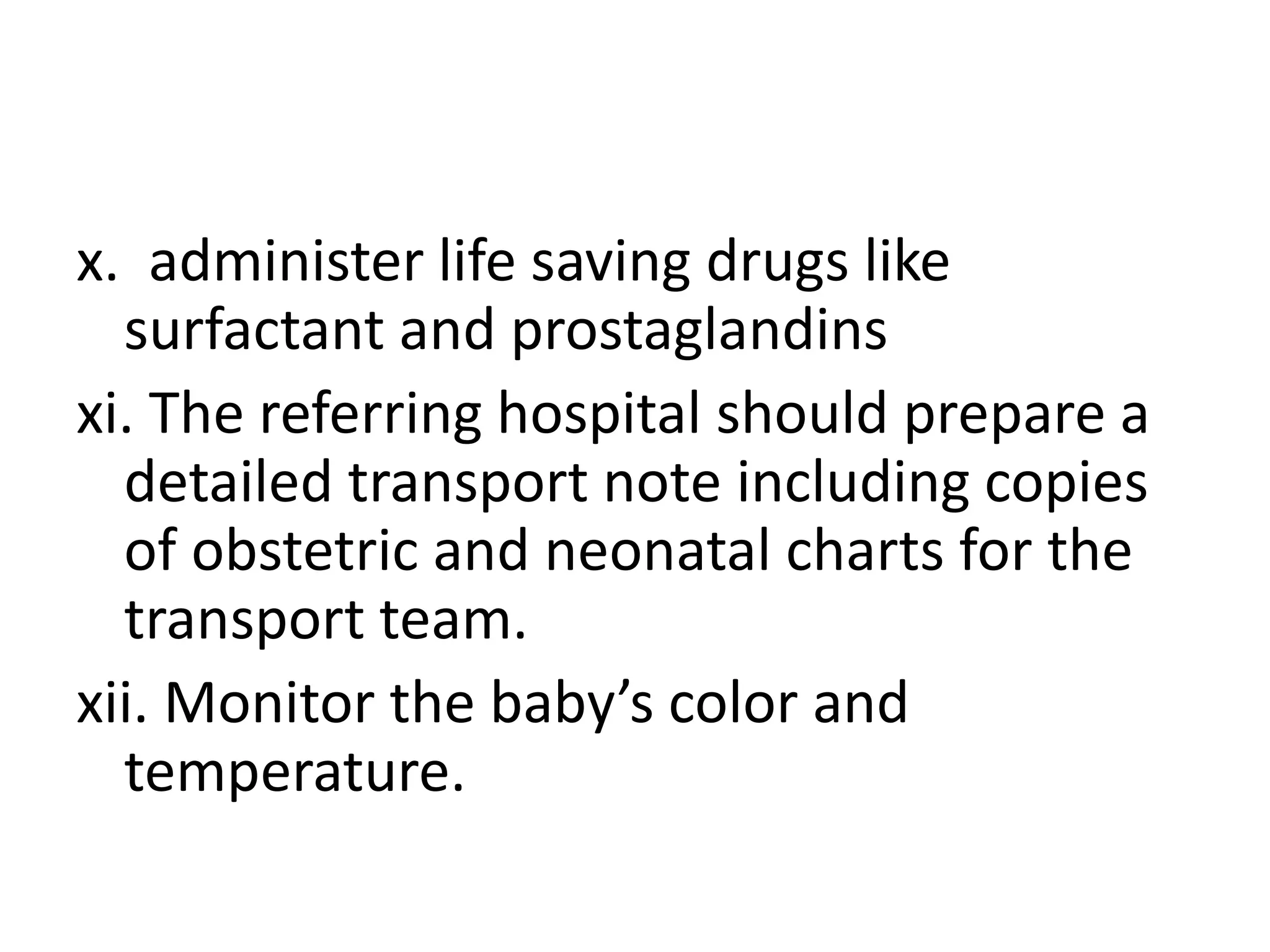 Neonatal transport | PPTX