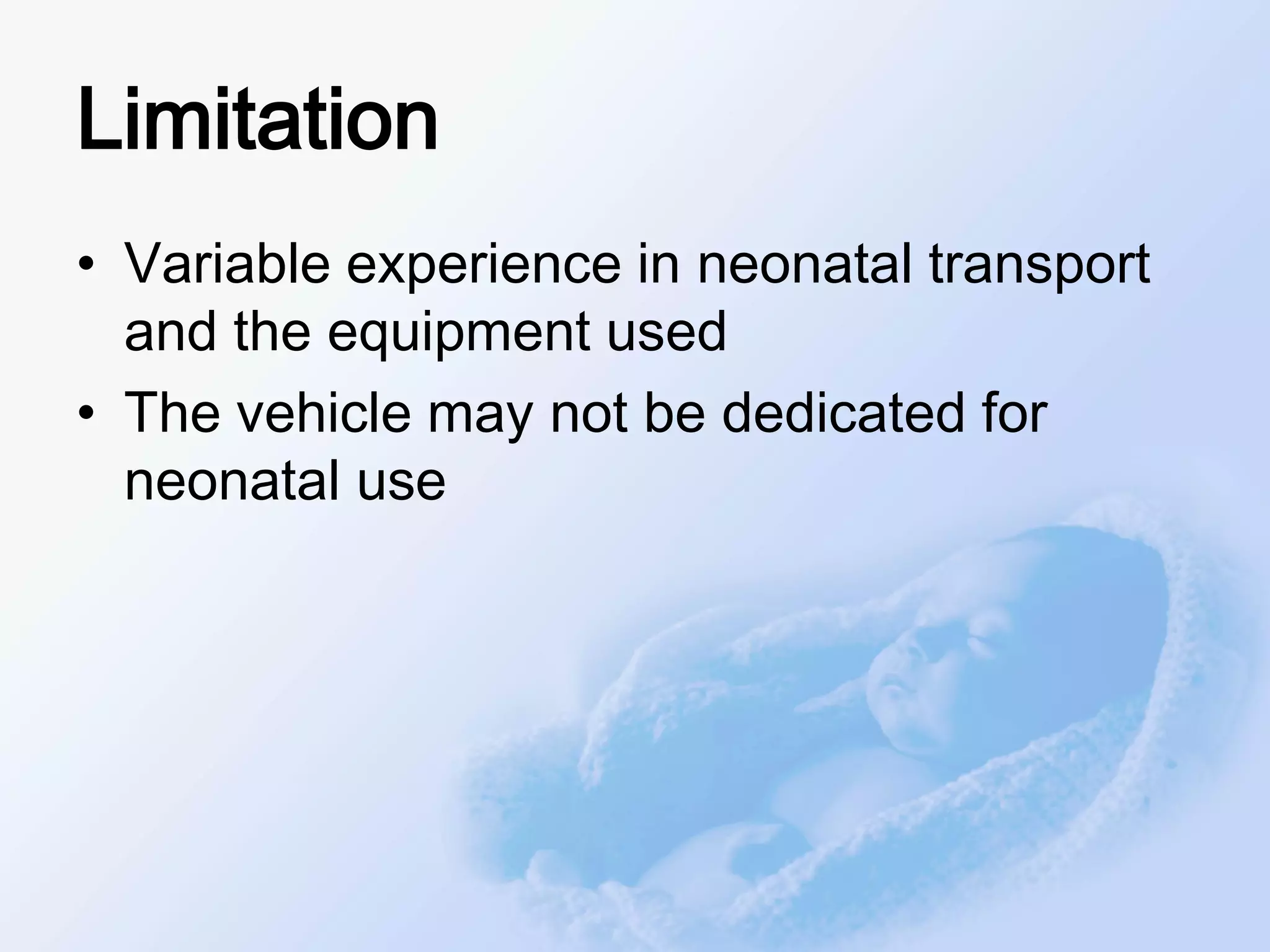 ACEM 201_Neonatal transport and stabilization santi | PDF
