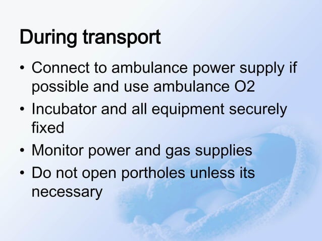 ACEM 201_Neonatal transport and stabilization santi | PPT