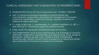 NEONATAL TRANSPORT (PROF. DR CHAKRADHAR MADDELA) | PDF