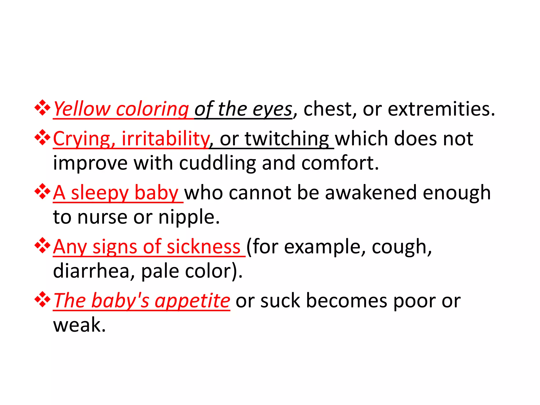 Neonatal warning signs | PPTX