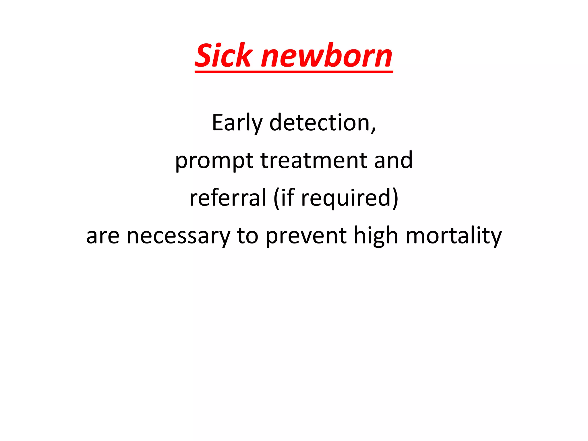 Neonatal warning signs | PPTX