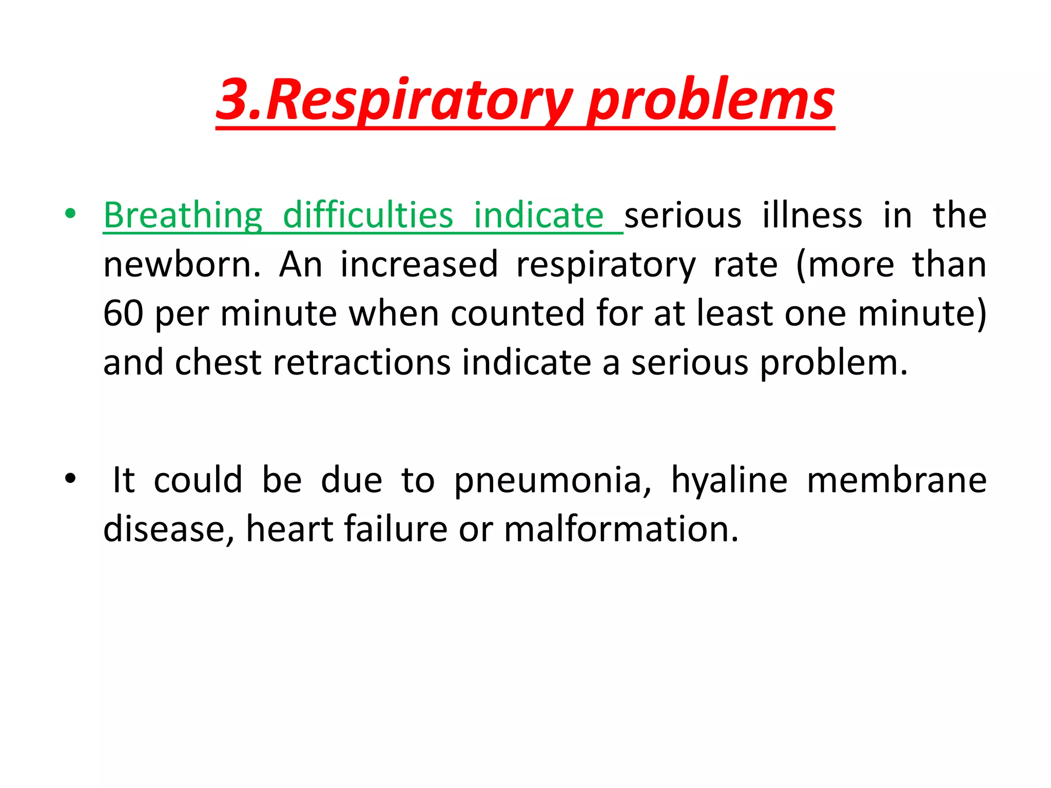 Neonatal warning signs | PPTX