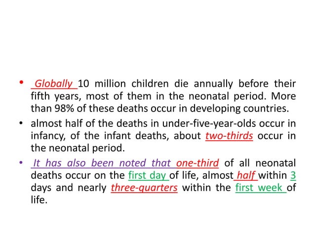 Neonatal warning signs | PPTX | Pregnancy | Reproductive Health