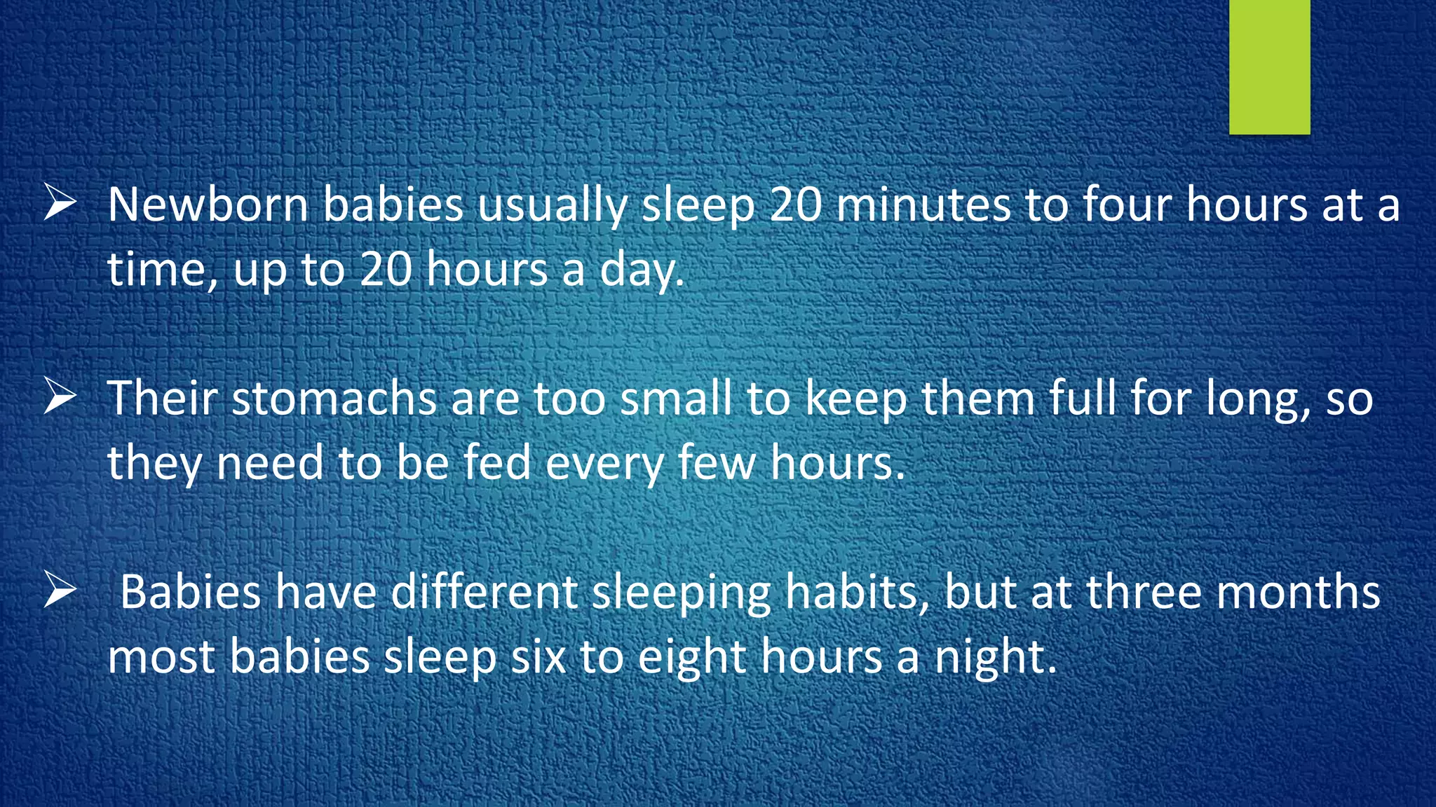 Neonate(Newborn baby) behaviors and activities | PPTX