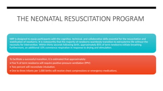 Essentials of Neonatal Resuscitation: NRP algorithm | PPTX