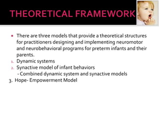 Theoretical framework of infant physiotherapy | PPTX