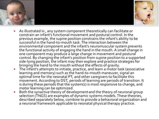 Theoretical framework of infant physiotherapy | PPTX