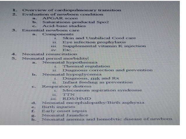 Common neonatal conditions for obstetrical professional | PPT