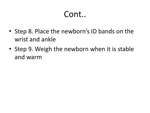 Common neonatal conditions for obstetrical professional | PPTX ...