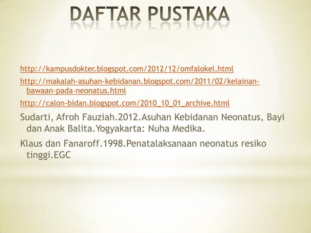 Neonatus rima okky ossa | PPT