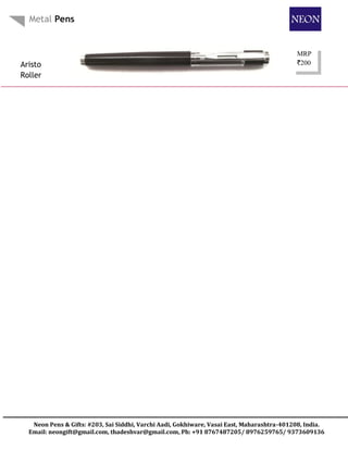 Italia Pens Catalog | PDF