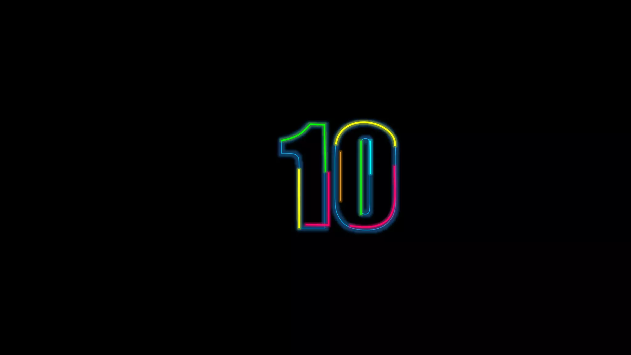 Neon countdown timer new | PPTX