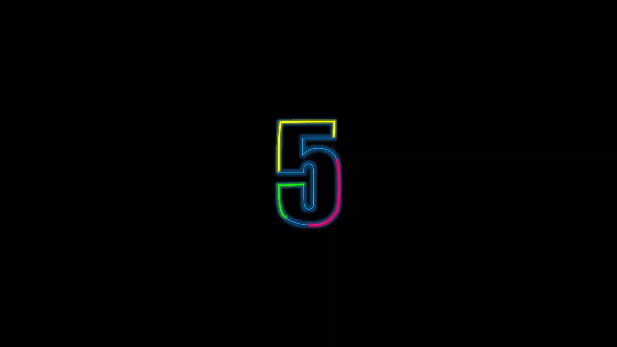 Neon countdown timer new | PPTX