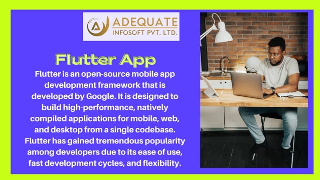 To get started with Flutter development Company - Adequate Infosoft | PPT