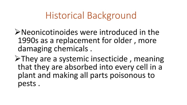 Neonicotinoid | PPTX