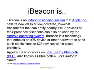 iBeacons in Neon Museum | PPTX | Smartphones | Consumer Electronics