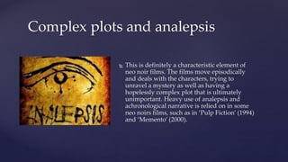 Neo noir conventions | PPTX