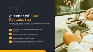 Neon Soft Telecom Process Management Company | PPTX | Business | Business and Finance