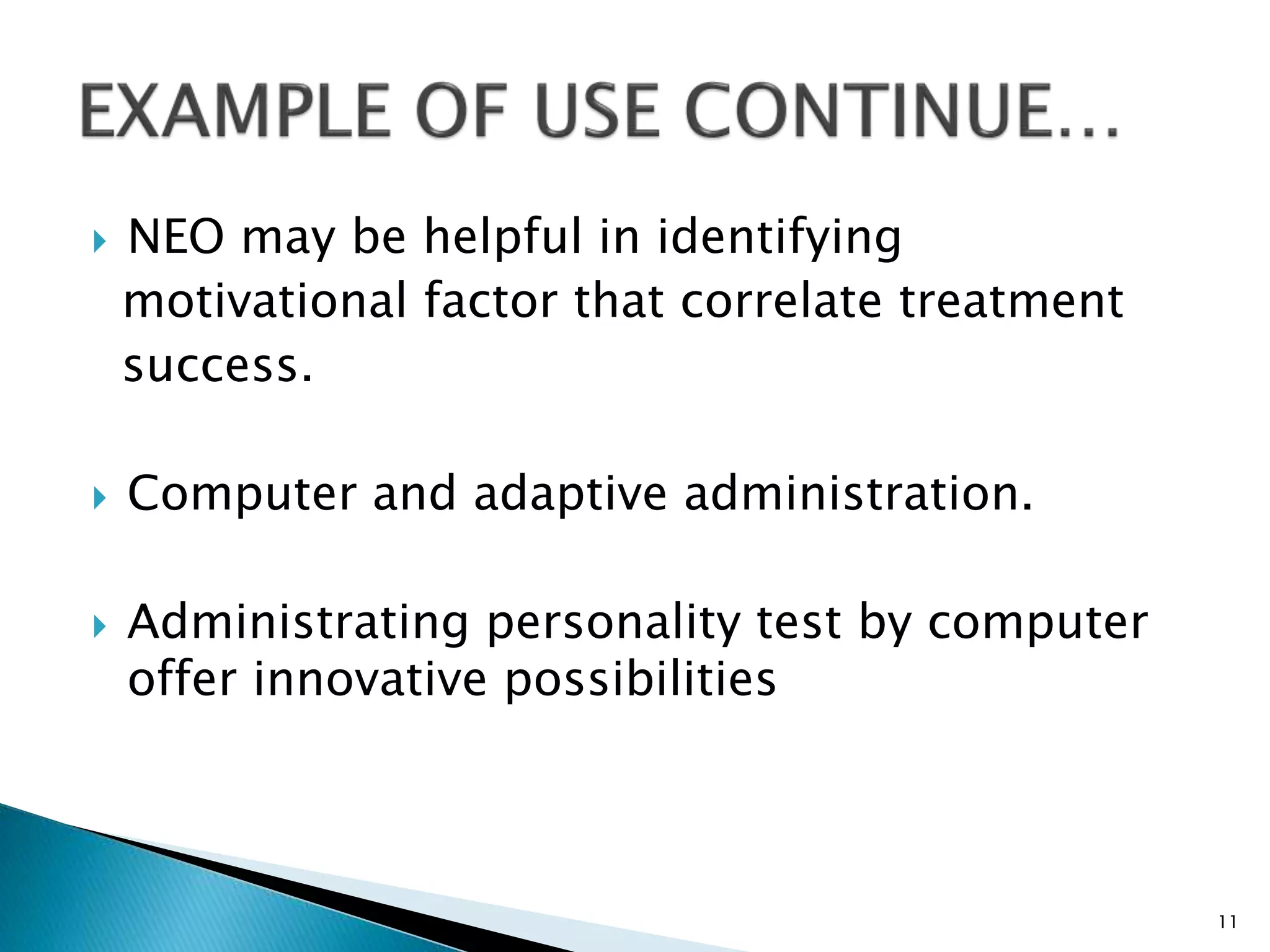 Neo personality inventory | PPTX