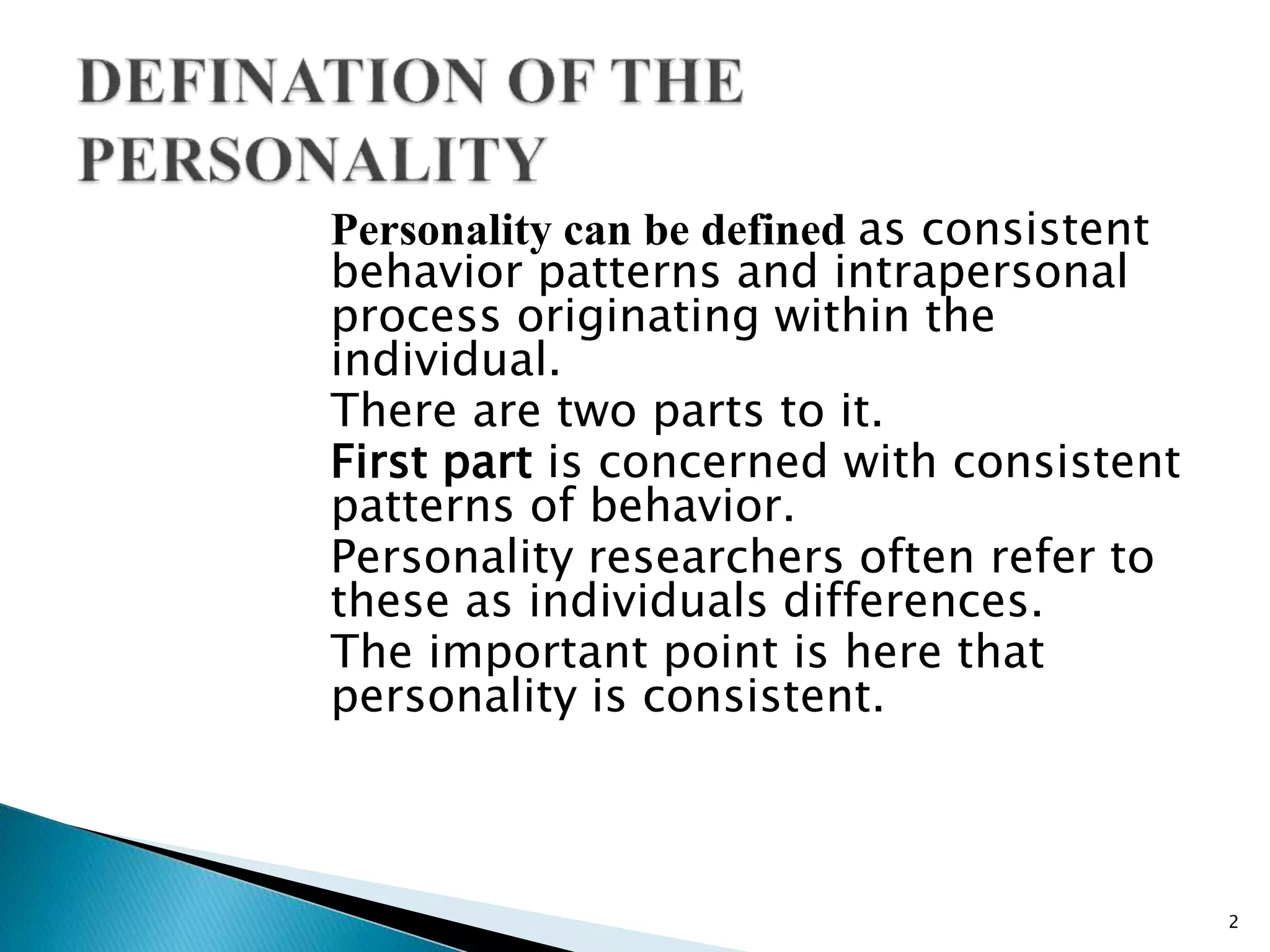 Neo personality inventory | PPTX