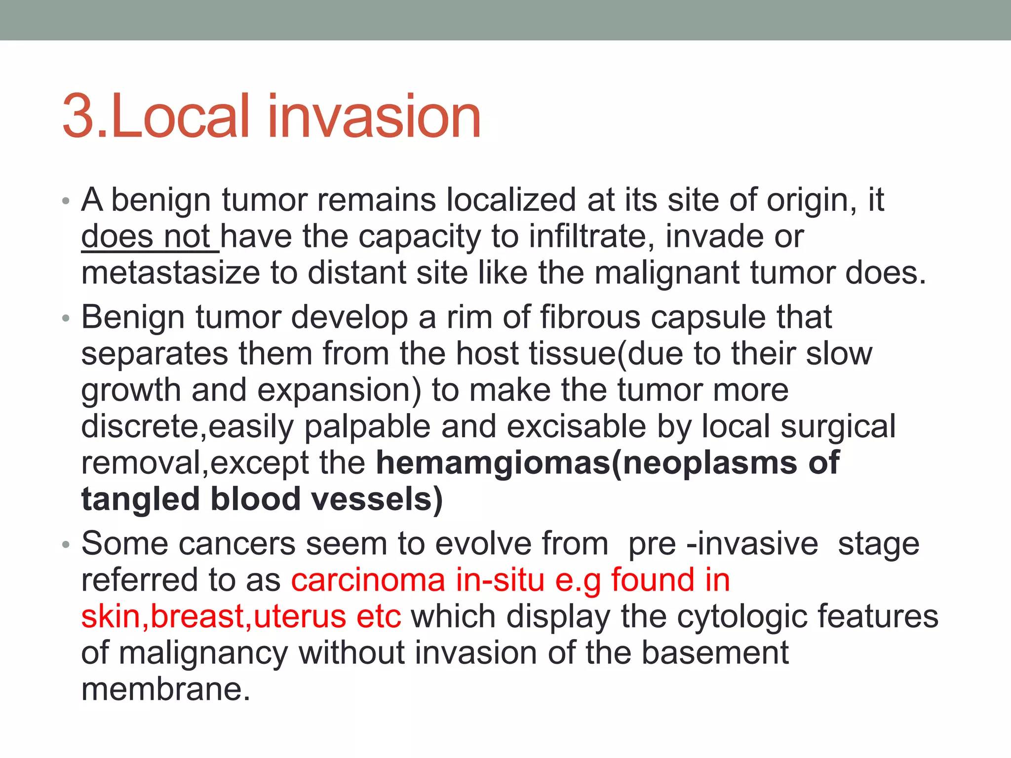 Neoplasia: Nomenclature, Staging and Grading | PPTX