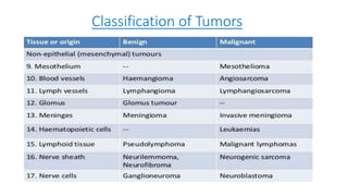 Neoplasia - Characteristics & Classification of Neoplasm | PPTX