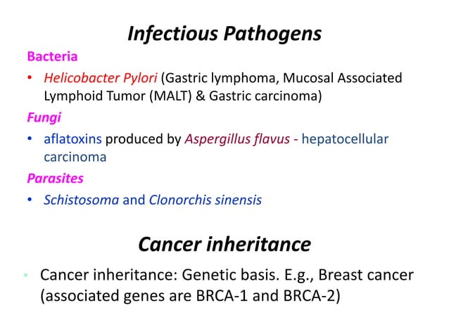 Neoplasia Etiology and pathogenesis of cancer | PPTX | Cancer ...