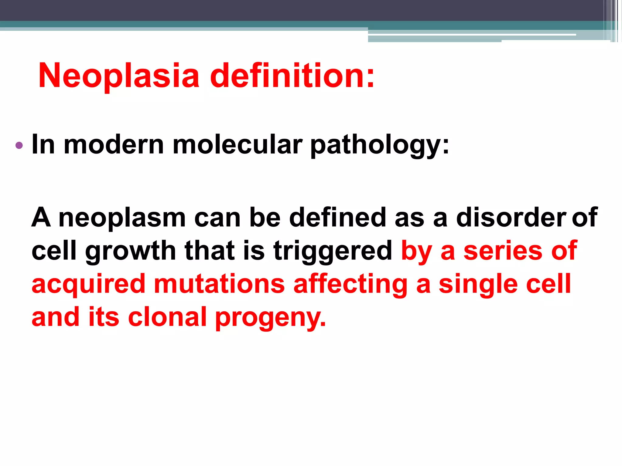neoplasia.pptx | Cancer | Diseases and Conditions