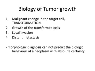 powerpoint presentation on NEOPLASIA and different types | PPT