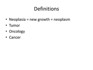 powerpoint presentation on NEOPLASIA and different types | PPT