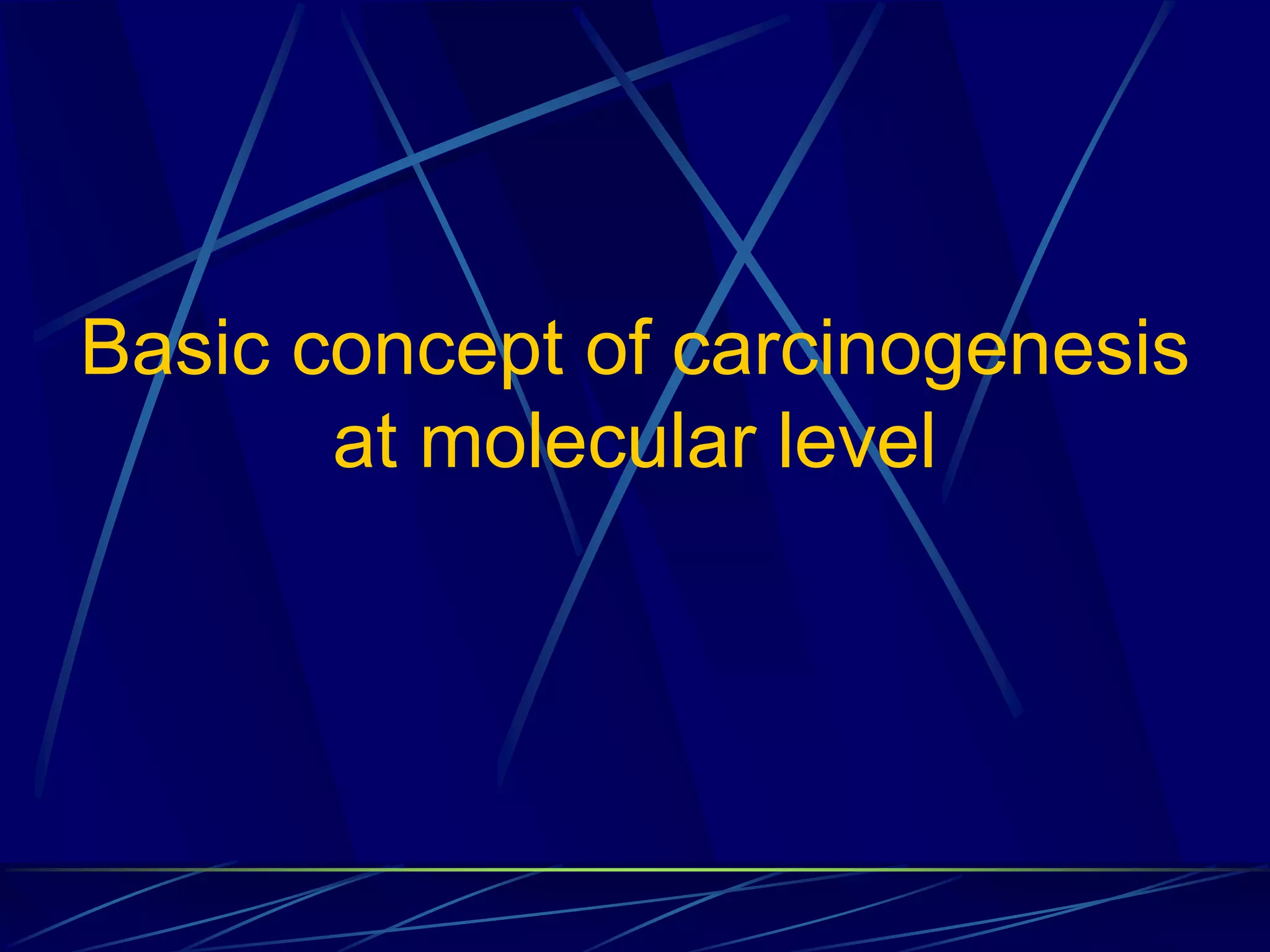 NEOPLASIA : Chemical Carcinogenesis - Lecture 6 | PPTX