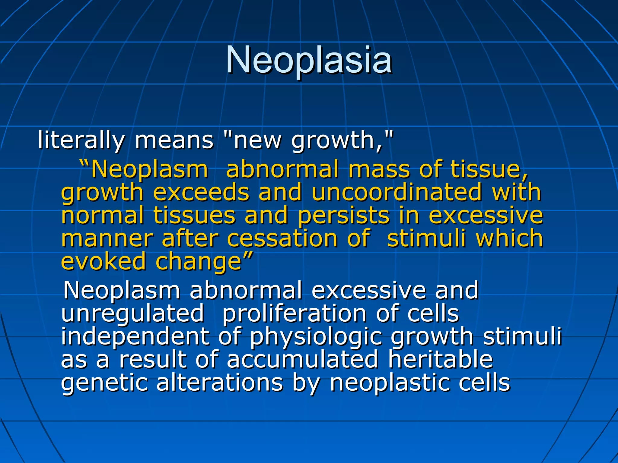 Neoplasia classification | PPT