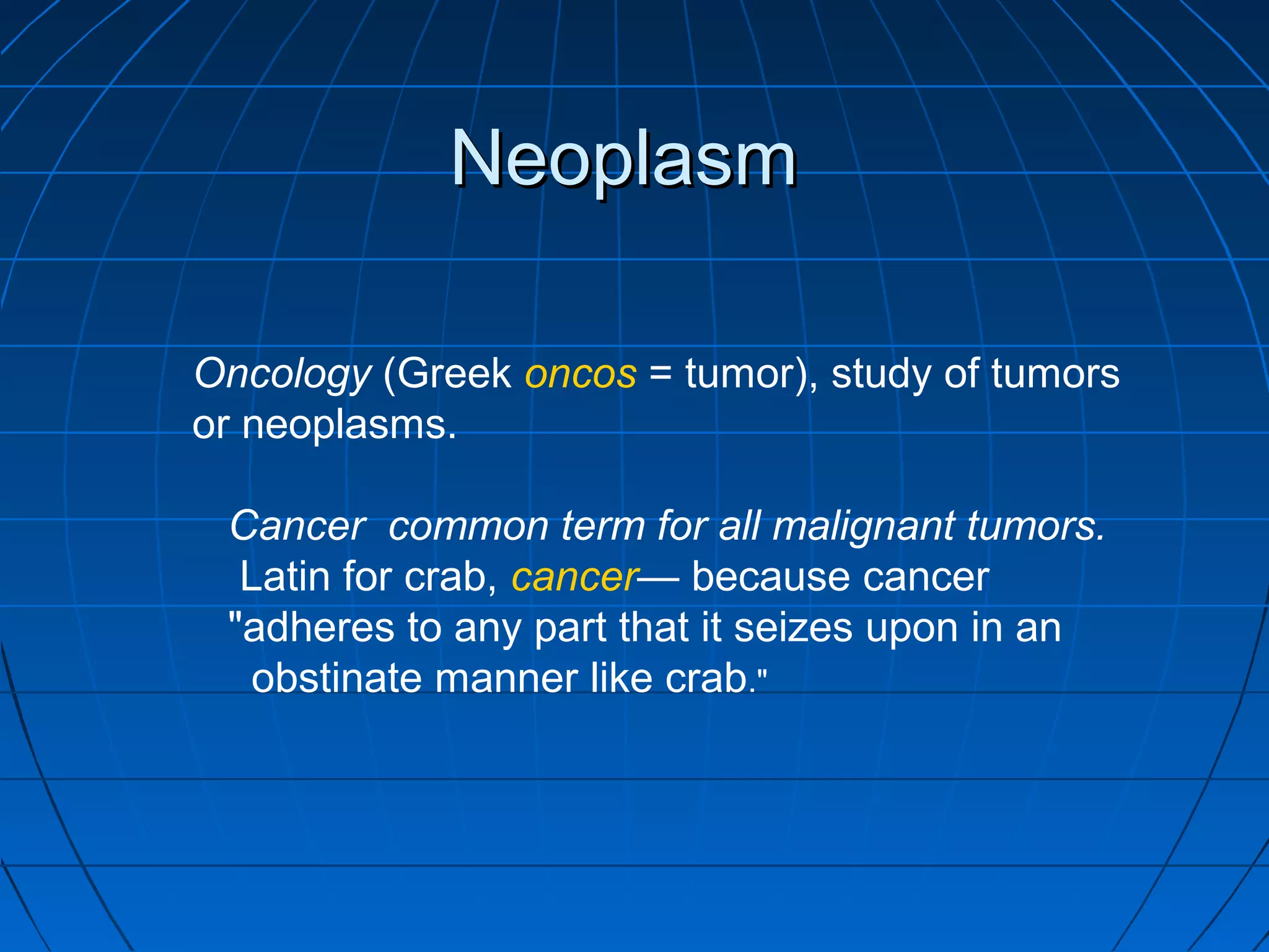 Neoplasia classification | PPT