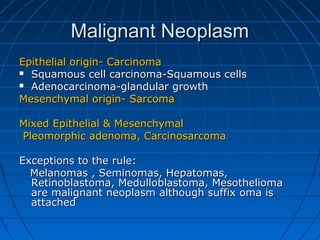 Neoplasia classification | PPT