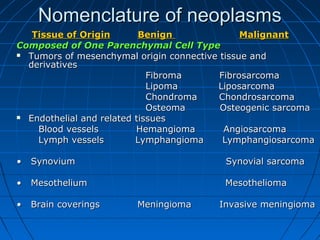 Neoplasia classification | PPT
