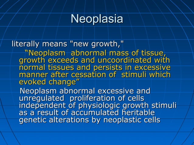 Neoplasia classification | PPT