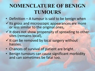 MBBS 2nd Year Pathology - Neoplasia : Introduction | PPTX