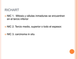 Neoplasia intraepitelial cervical (leibg y leiag) | PPTX