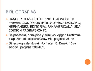 Neoplasia intraepitelial cervical (leibg y leiag) | PPTX