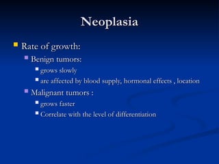 Neoplasia_lec2 Benign and Malignant Neoplasia.ppt