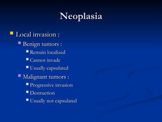 Neoplasia_lec2 Benign and Malignant Neoplasia.ppt