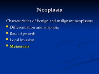 Neoplasia_lec2 Benign and Malignant Neoplasia.ppt